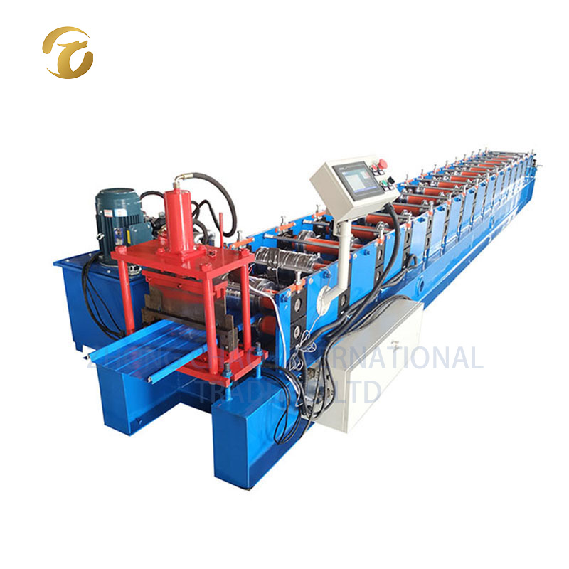 Self Locked Strip Steel Roof Panel Roll Forming Machine 4kw - Zhongchao ...