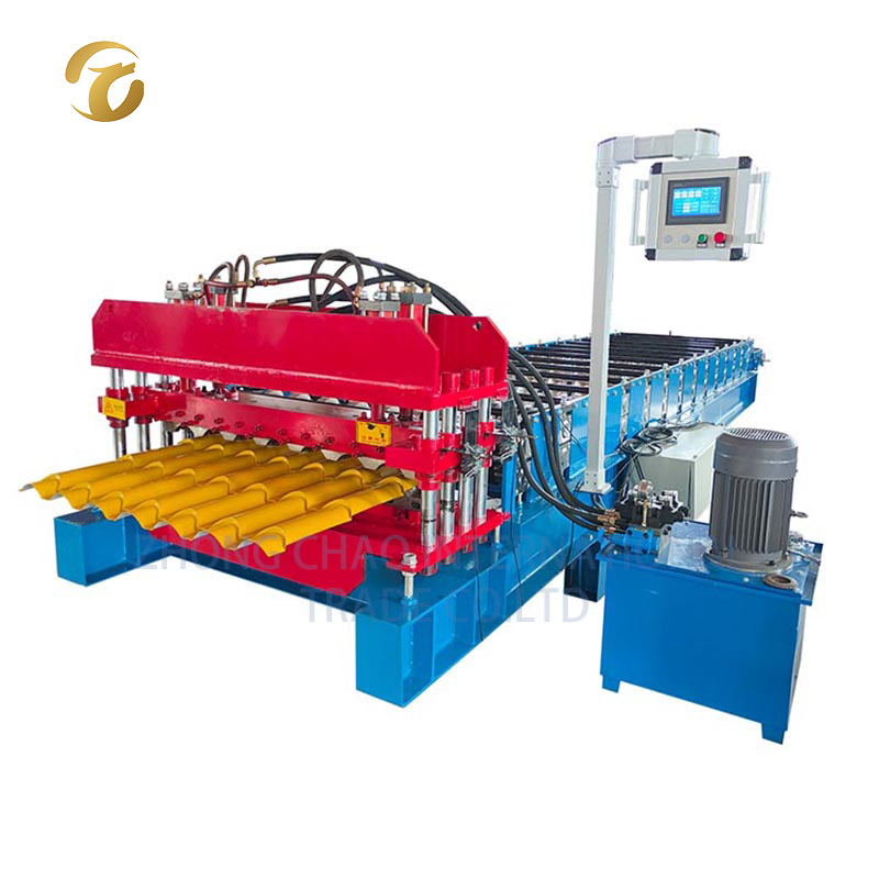 High Build Roofing Sheet Roll Forming Machine 12 Forming Steps With PLC ...