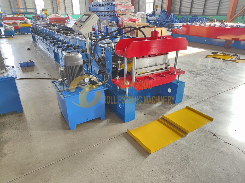 Aluminum Profile Standing Seam Metal Roof Roll Former Joint Hidden Type ...